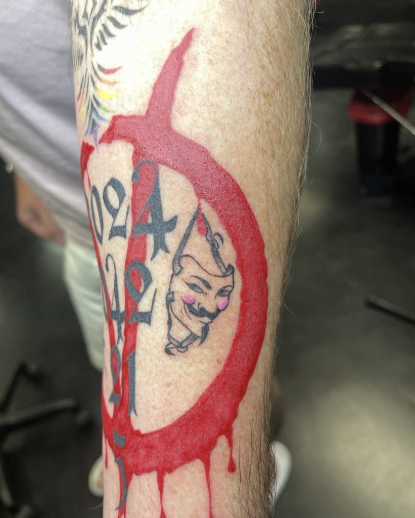Abbie Joson – Black Coffin Tattoo