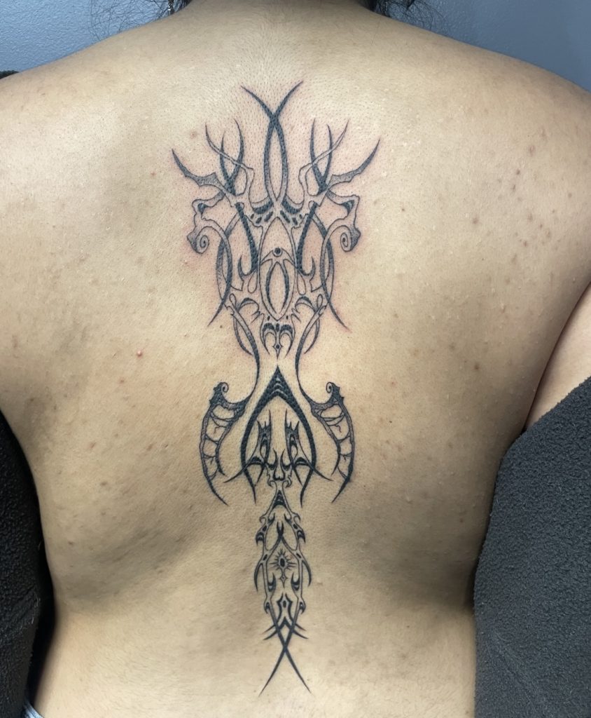 Abbie Joson – Black Coffin Tattoo